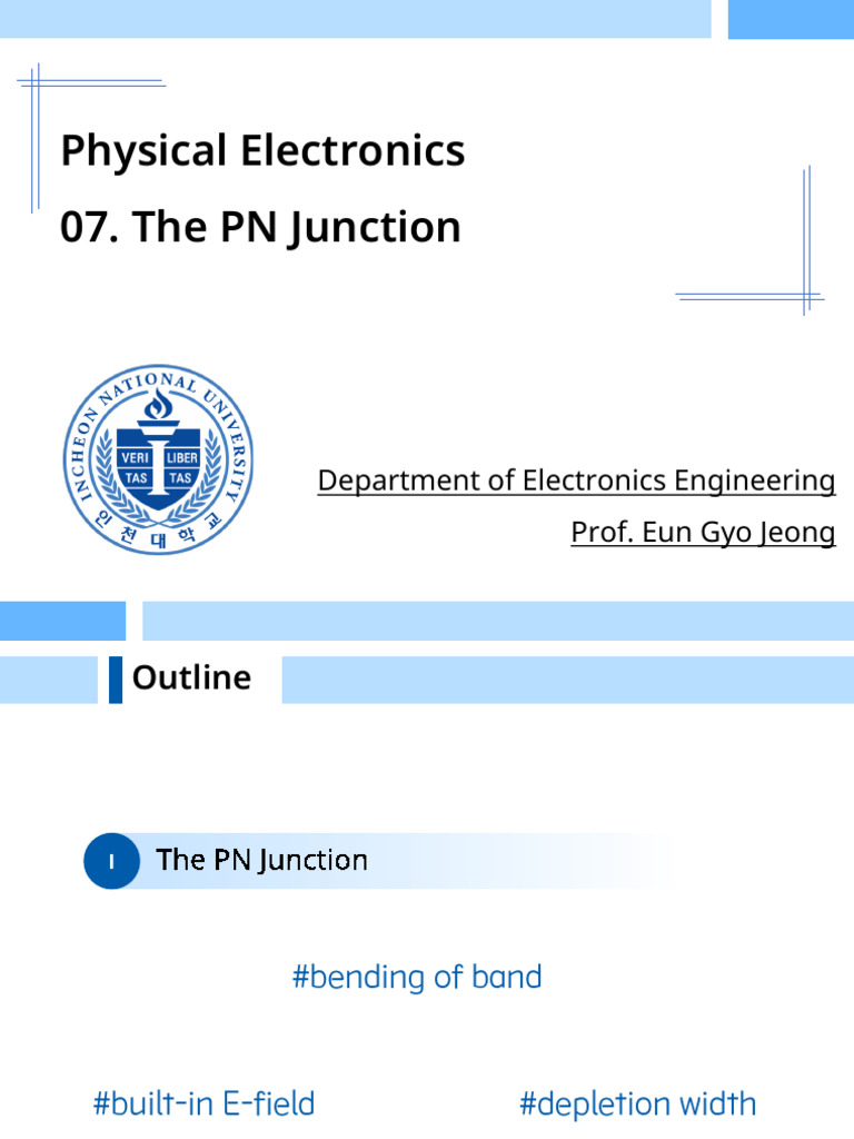 PN Junction Analysis and Concepts | PDF