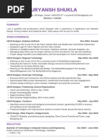 Deepali Kumar CV | PDF | User Interface | Design
