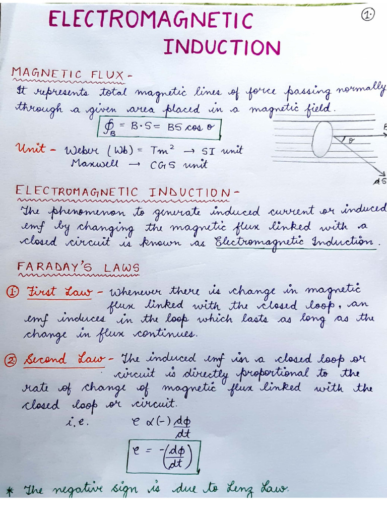 6. Electromagnetic Induction | PDF