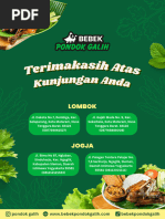 Kandang Ingkung Menu | PDF
