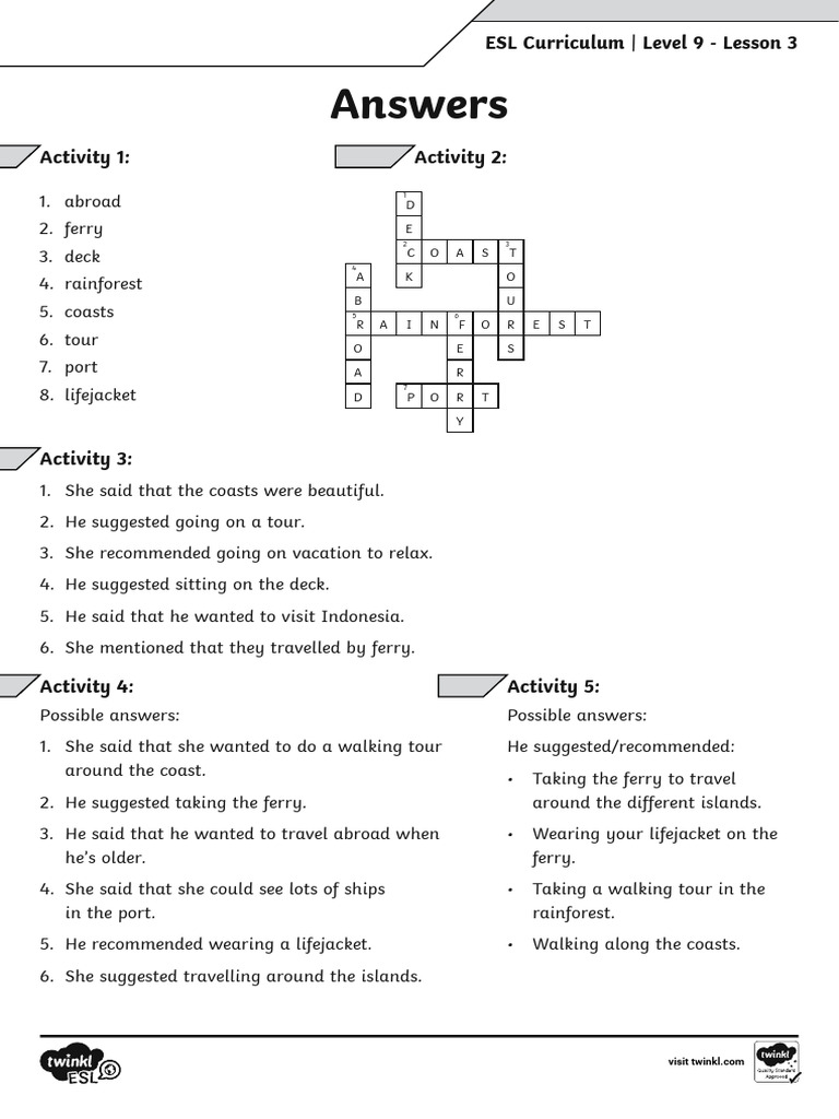 Lesson 3 - Level 9 Interactive Worksheet Answers | PDF | Chess Theory ...