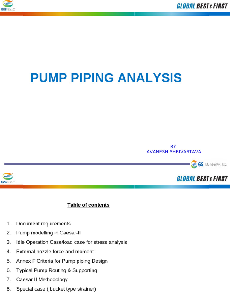 Pump Piping Analysis and Design Guide | PDF | Pump | Pipe (Fluid ...