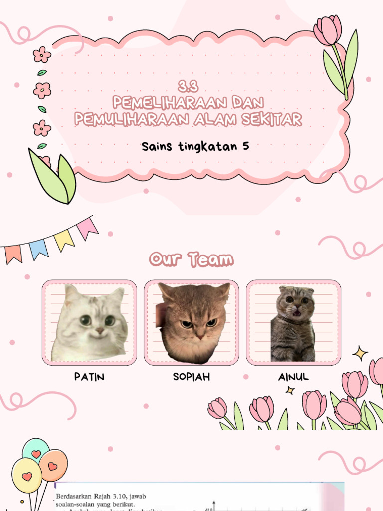 3.3 Pemeliharaan Dan Pemuliharaan Alam Sekitar PDF | PDF
