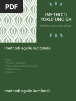 Week 3 Izinhlobo Zemisho | PDF