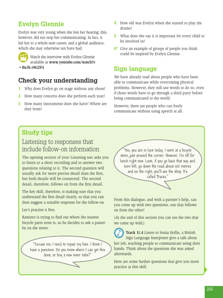 Int Igcse Esl Study Tips Activity | PDF | Human Communication | Linguistics
