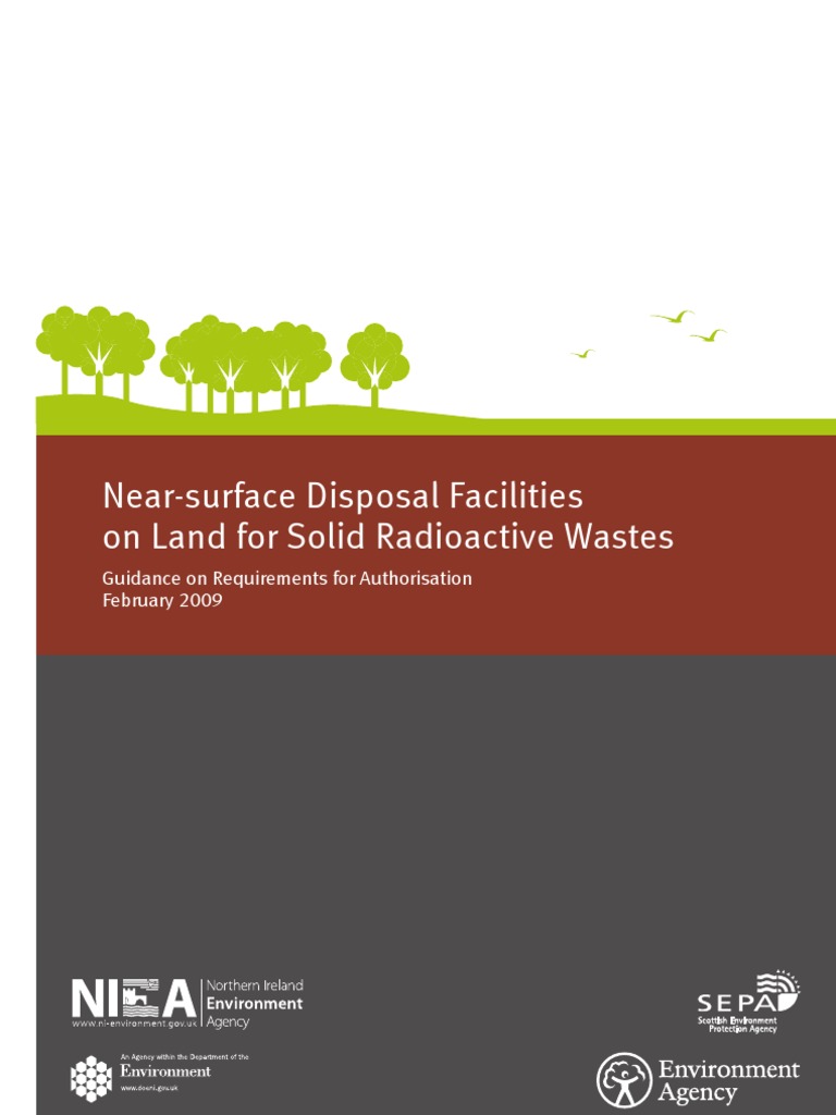 Near-Surface Disposal Facilities | PDF | Radioactive Waste | Waste ...