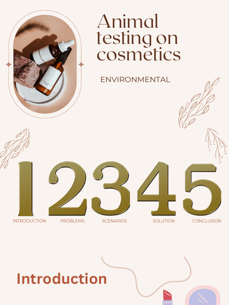 Animal Testing On Cosmetics | PDF