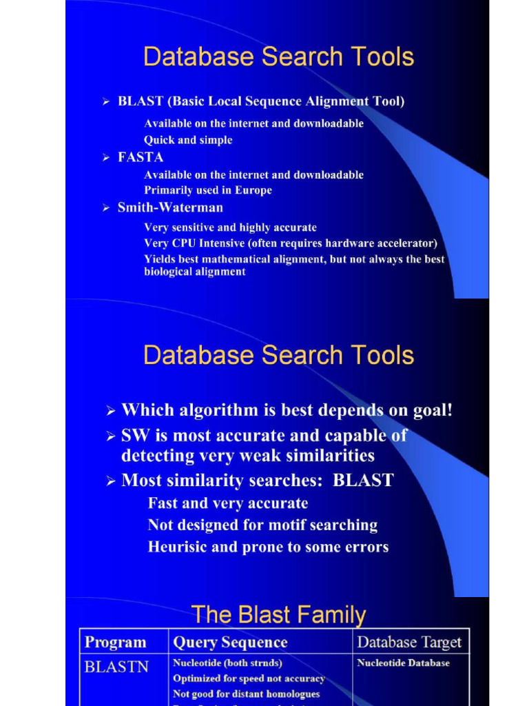 Database Search Tools - FUL | PDF