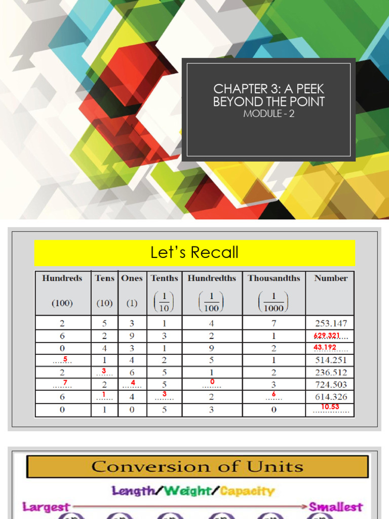 Module 2_ Ch 3 a Peek Beyond the Point | PDF | Numbers