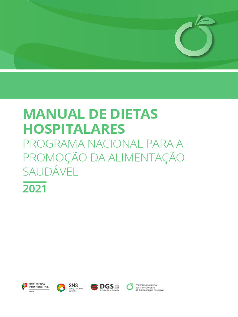 Manual de Dietas Hospitalares - V20-1 | PDF | Alimentos | Amamentação