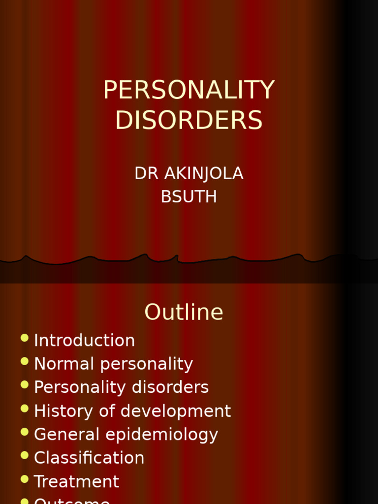 Personality Disorders | PDF | Personality Disorder | Mental Disorder