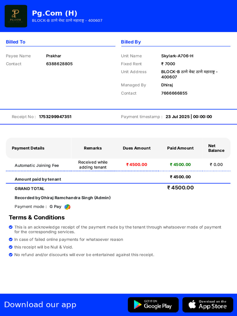 Payment Receipt 1753280148485 | PDF | Payments | Receipt