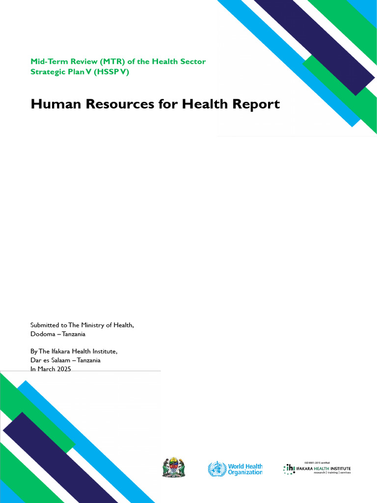 MTR HR For Health - Report | PDF | Health Human Resources | Business