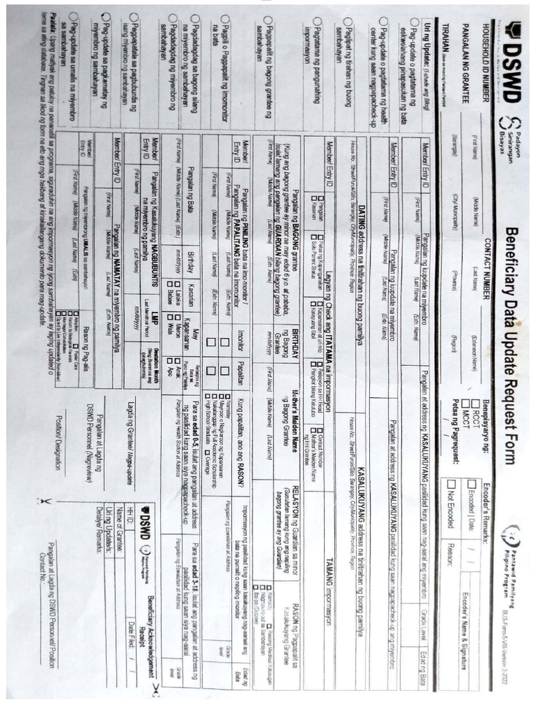 4ps Updated Form | PDF