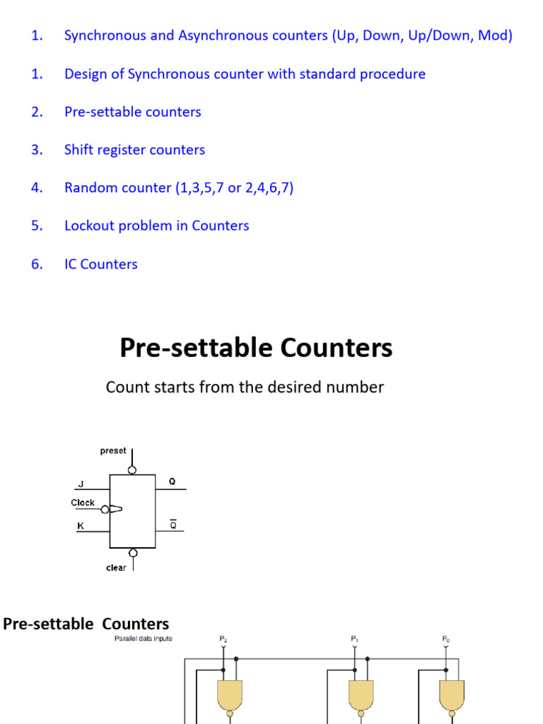 Shift Register Counter Part | PDF | Telecommunications Engineering ...