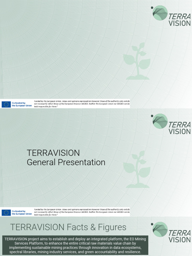 TERRAVISION General Presentation | PDF | Sustainability | Mining