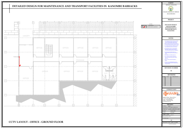 CCTV Layout Plan for Kanombe Barracks | PDF