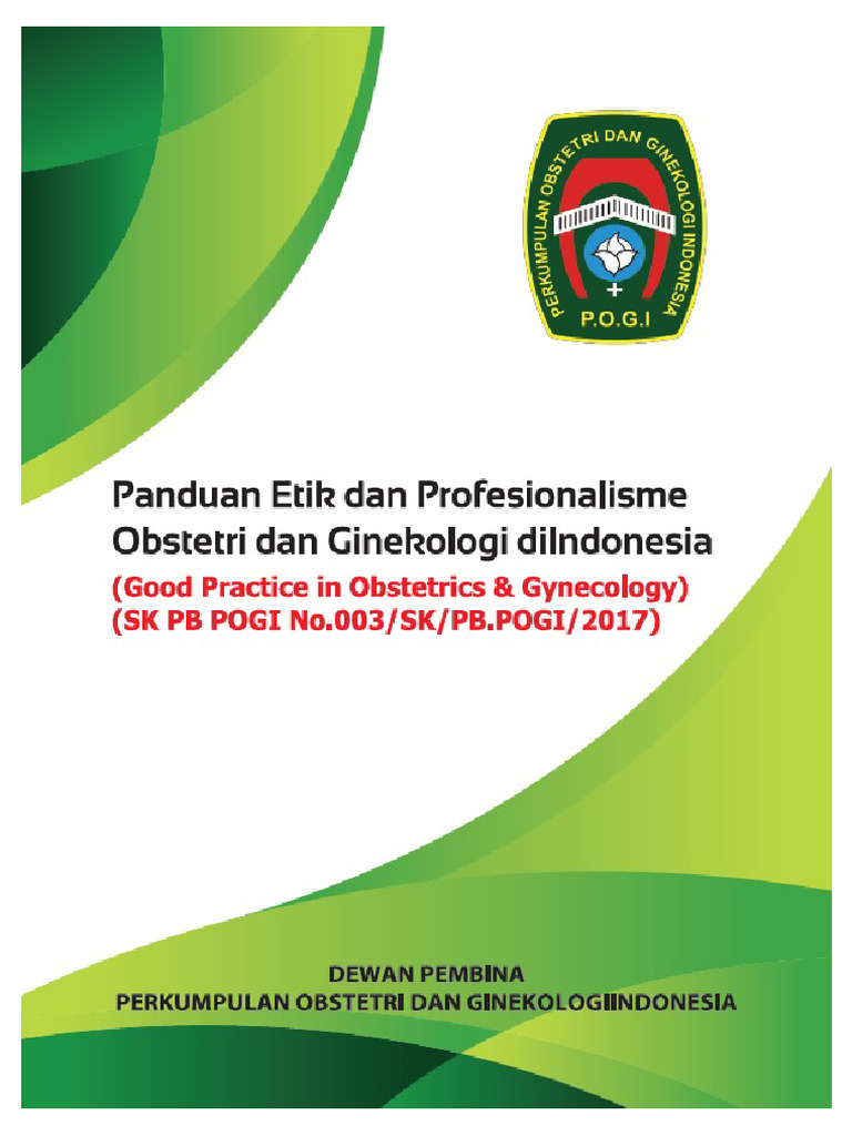 Panduan Etik Dan Profesionalisme POGI | PDF