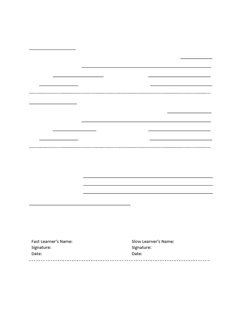 Pair Learning Form WINTER 2025 | PDF