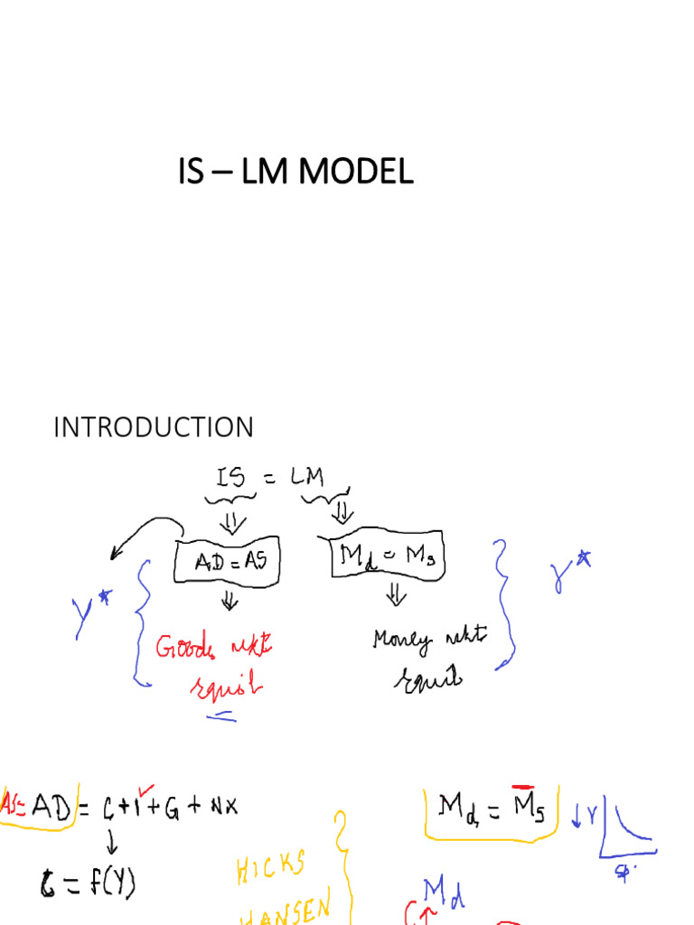 IS-LM Curve | PDF