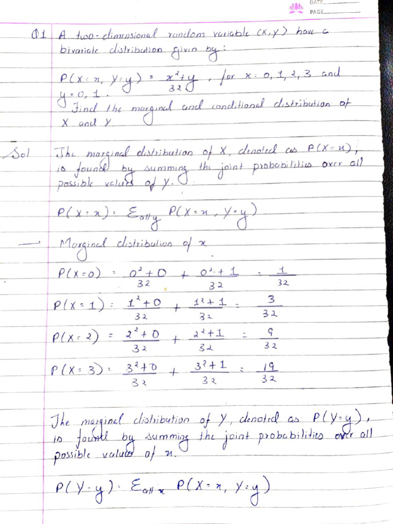 Assignment - 2 Probability and Statistics | PDF