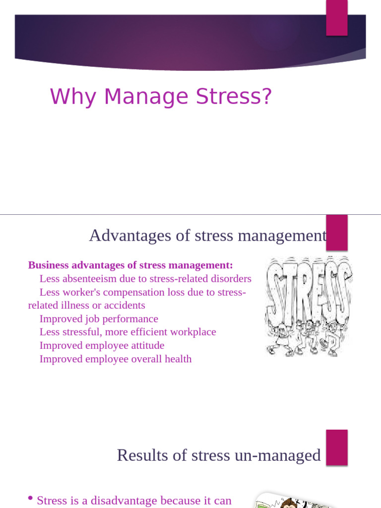 Why Manage Stress | PDF | Cancer | Stress (Biology)