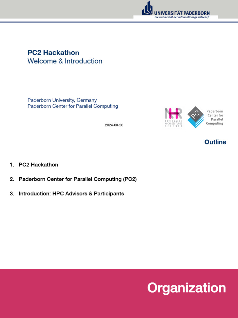 PC2 Hackathon Schedule and Details | PDF | Computing | Computer Science