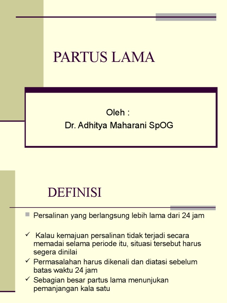 Partus Lama | PDF
