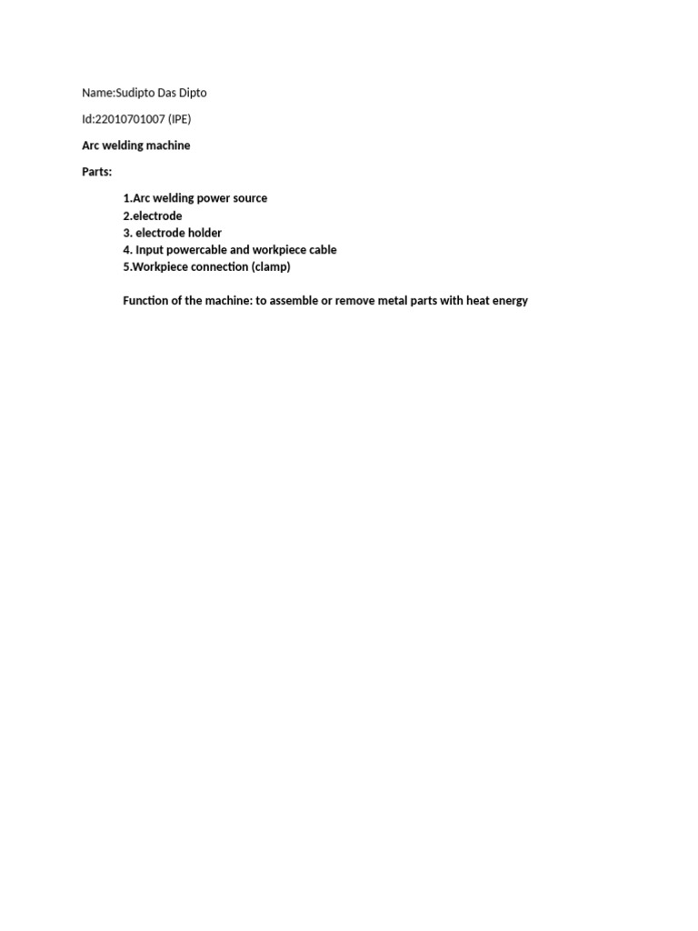 Name:Sudipto Das Dipto Id:22010701007 (IPE) | PDF