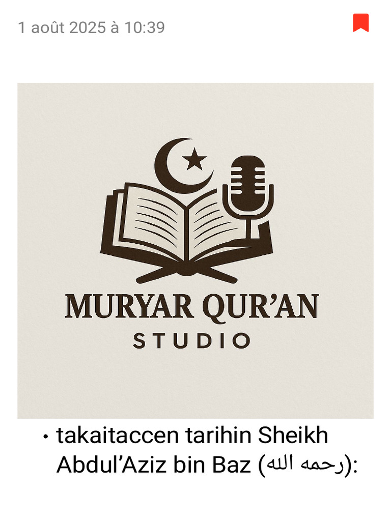 Takaitaccen Tarihin Sheikh Abdul'Aziz BN Baz. | PDF