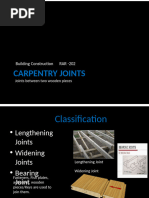 Joints and Splices in Carpentry | PDF | Woodworking
