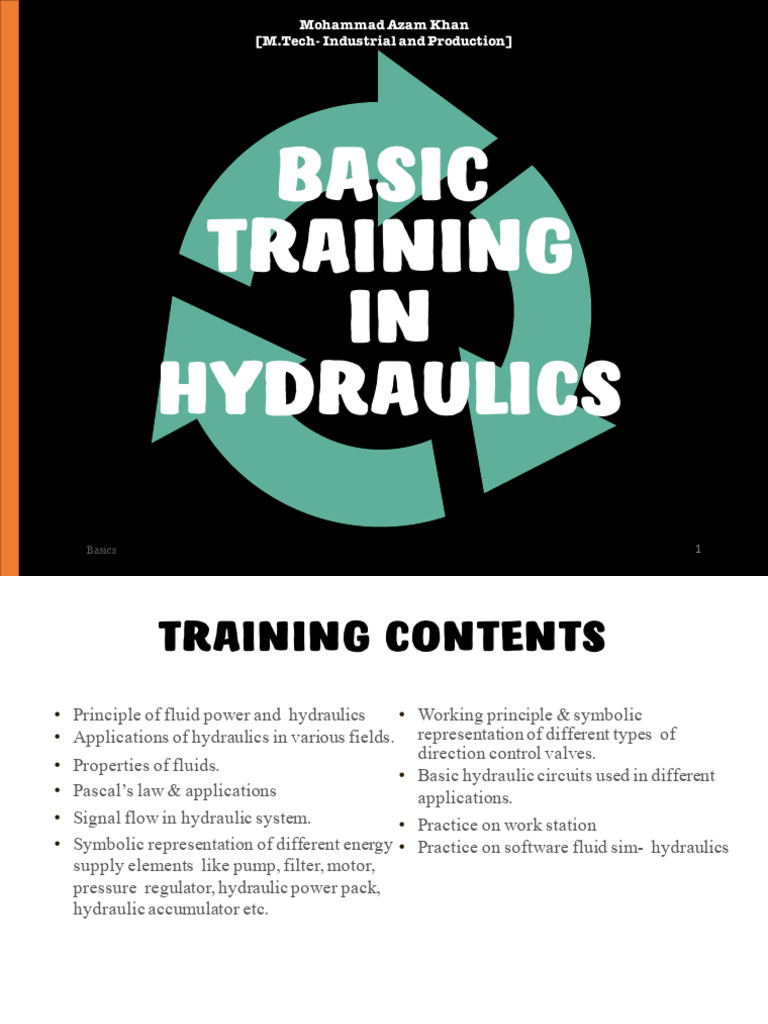01basichydraulics 180612222220 | PDF | Pump | Pressure