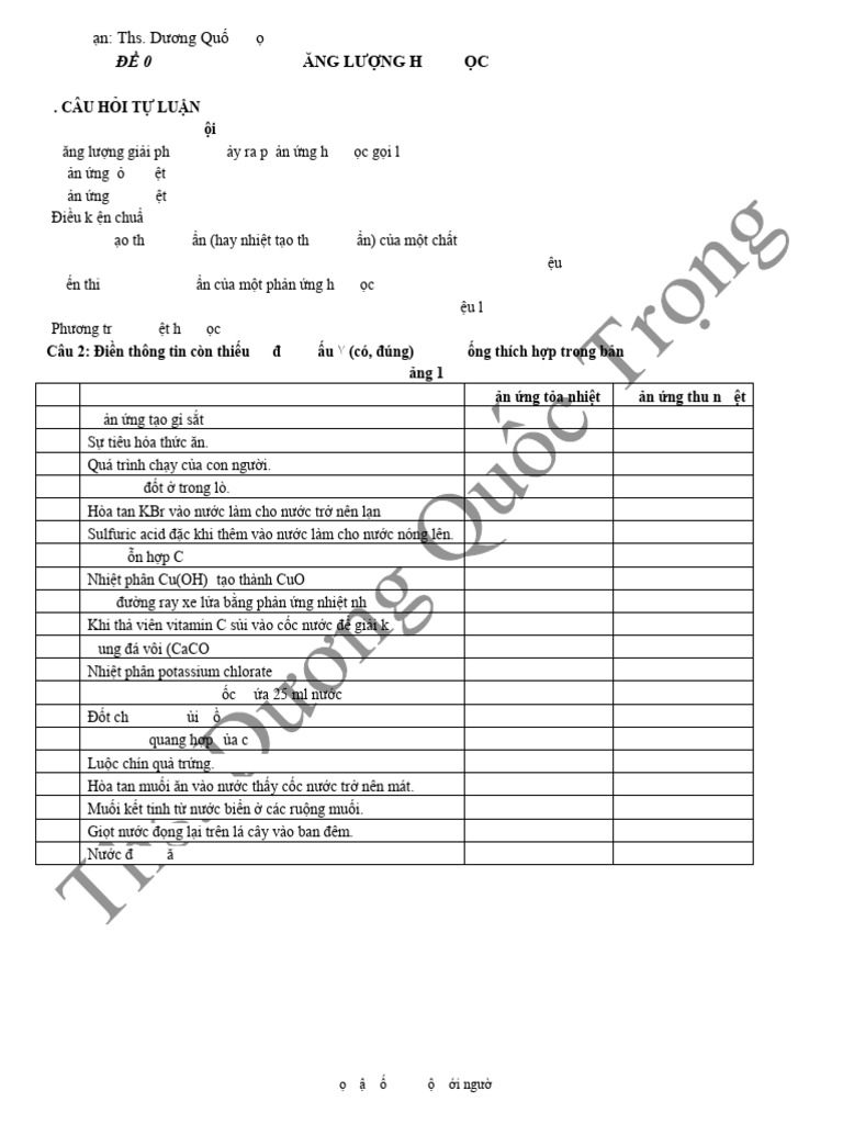 Chương 5 K79 | PDF