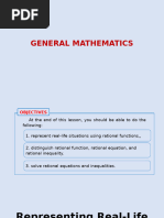 Represent Real-Life Situations Using Rational Functions | PDF | Polynomial | Function (Mathematics)