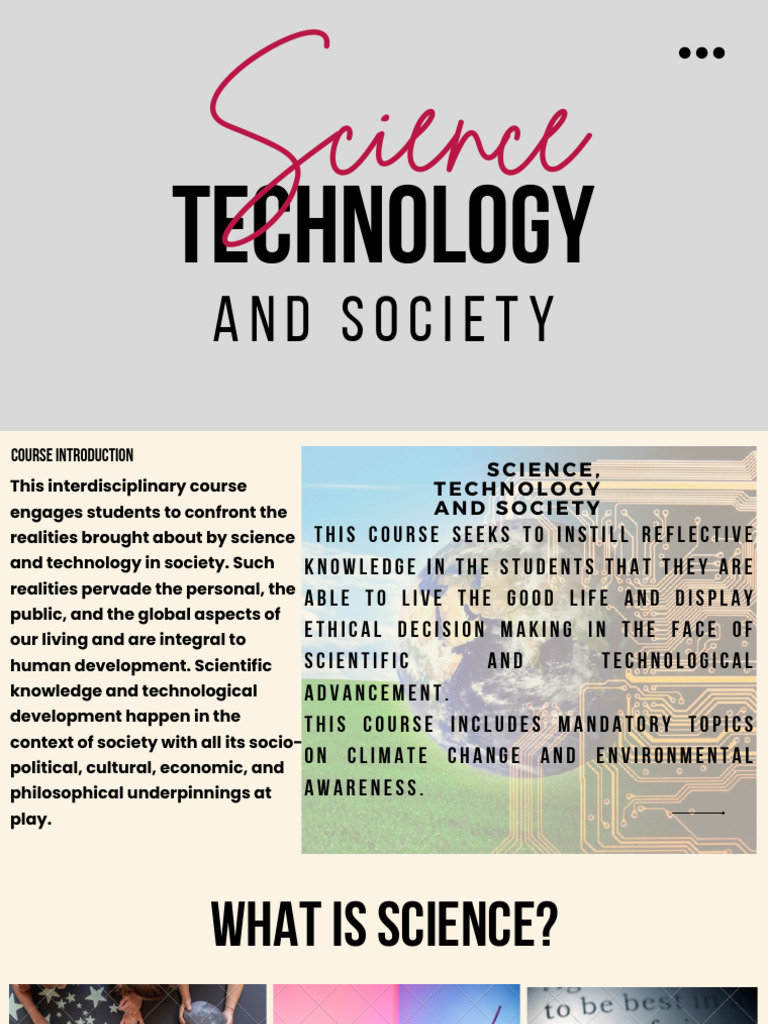 Science Technology and Society | PDF | Science | Knowledge