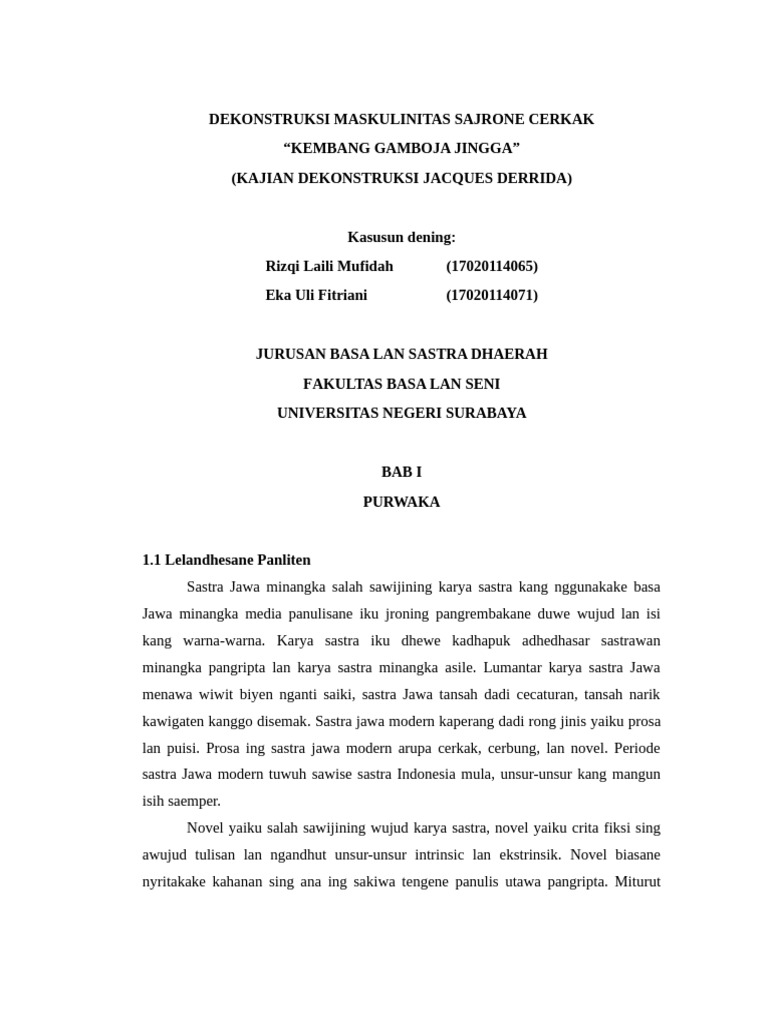 Rizqi Laili Mufidah & Eka Uli Fitriani | PDF