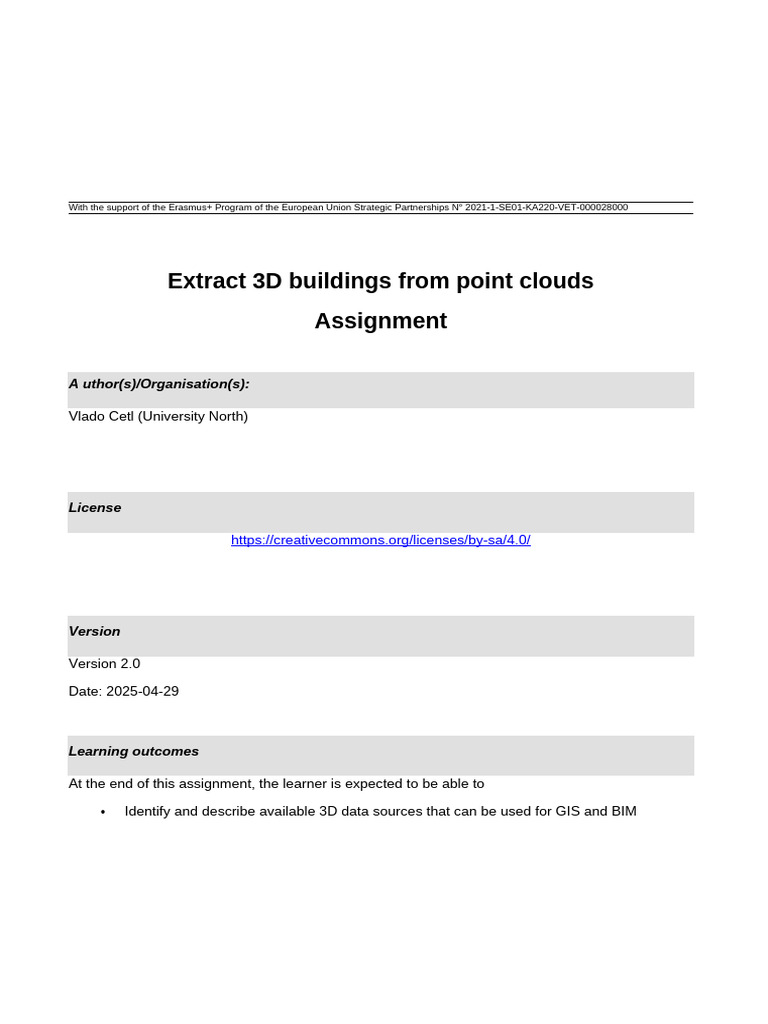 A2.2 - Extract 3D Buildings From Point Clouds V2.0-Eng - Notes | PDF ...