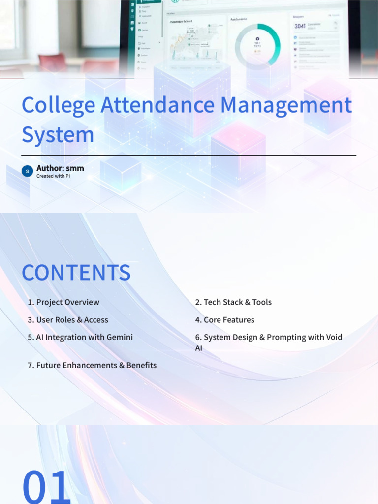 Smart College Attendance System | PDF | Artificial Intelligence ...