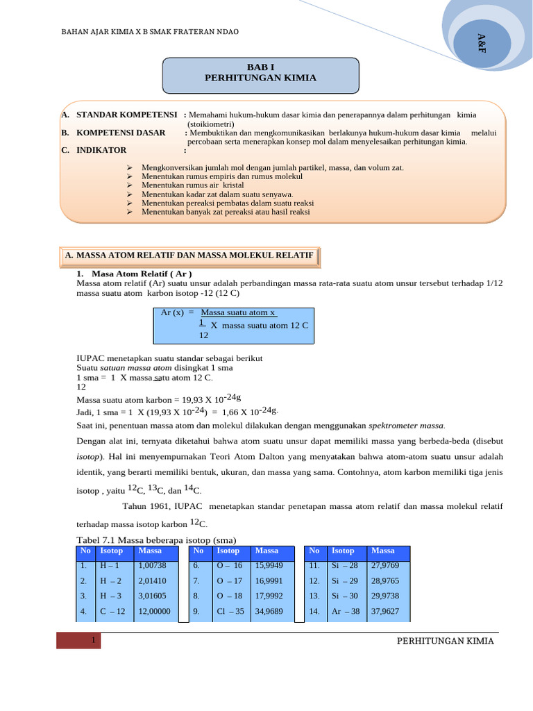 Konsep Mol SMTR 2 | PDF