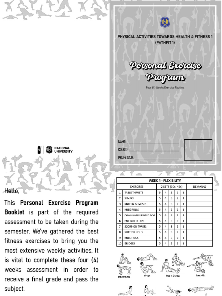 Pathfit 1 FINALS Booklet 1 | PDF