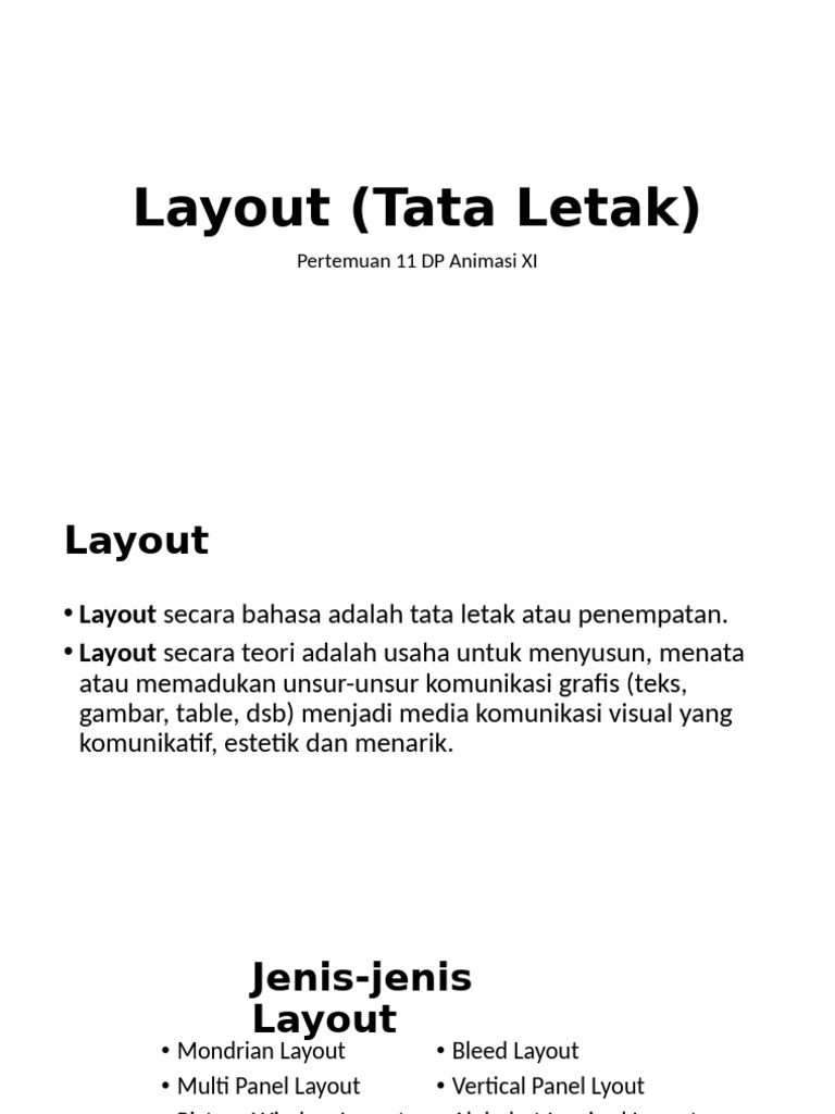 Jenis-Jenis Layout dalam Desain Grafis | PDF