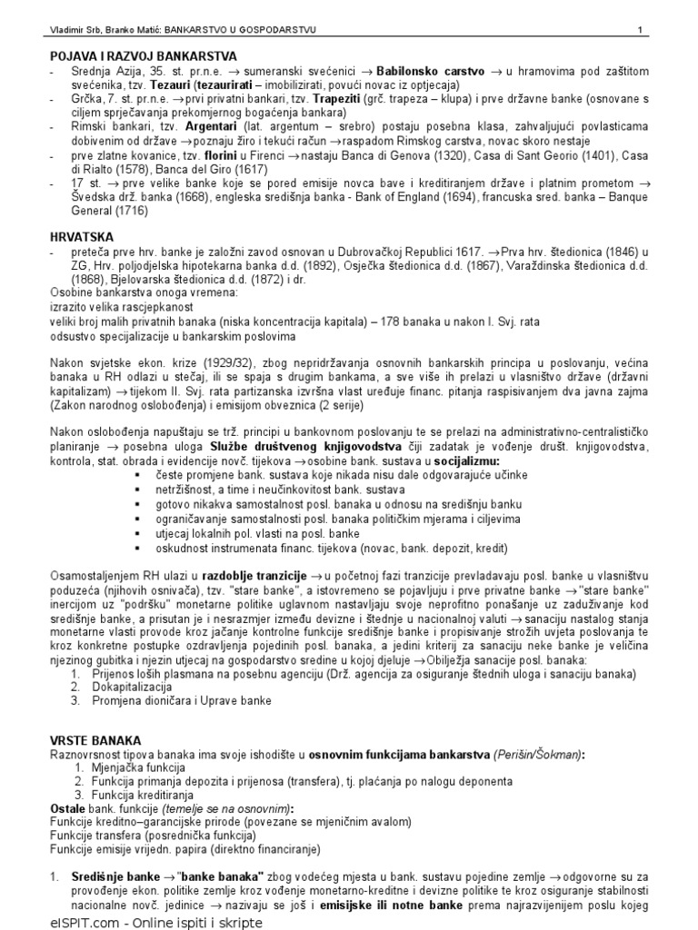 Bankarstvo | PDF