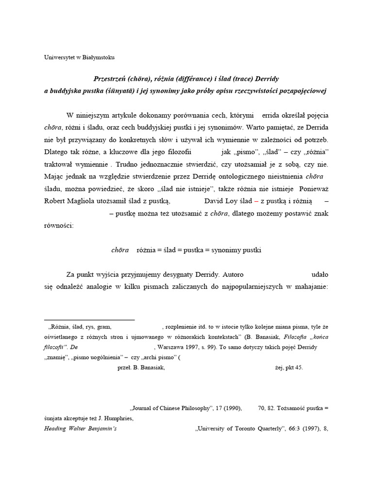 Sieradzan-Derrida A Buddyzm | PDF