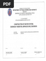 DPWH Construction of Multi Purpose Building | PDF
