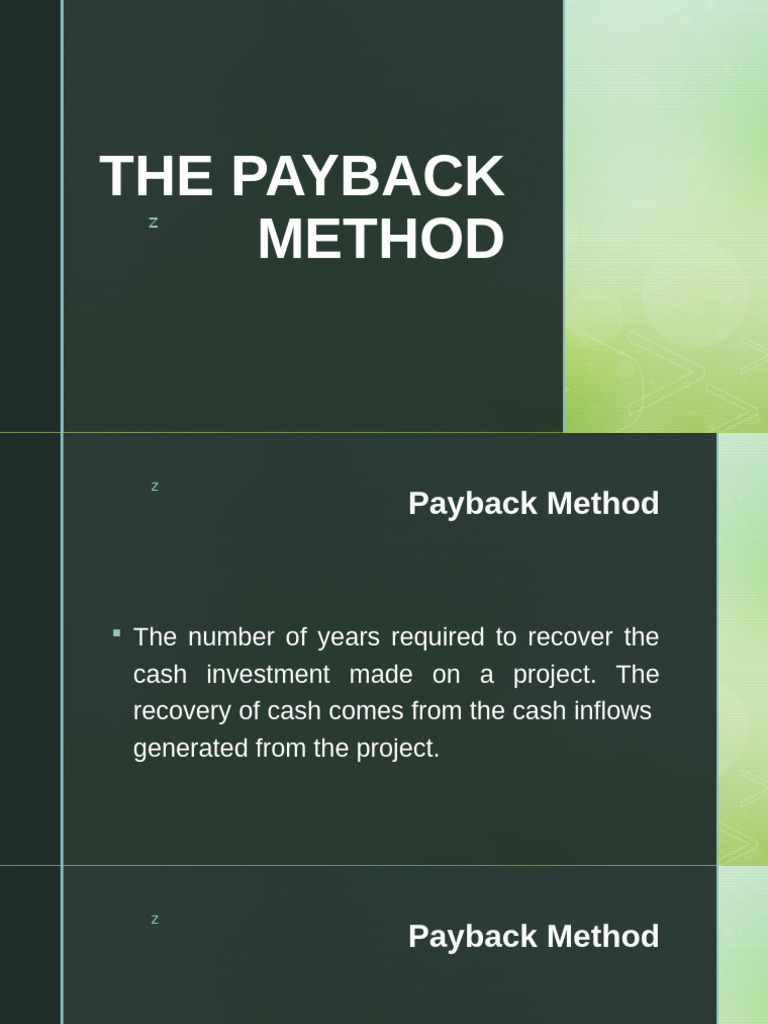 Disadvantages of the Payback Method | PDF