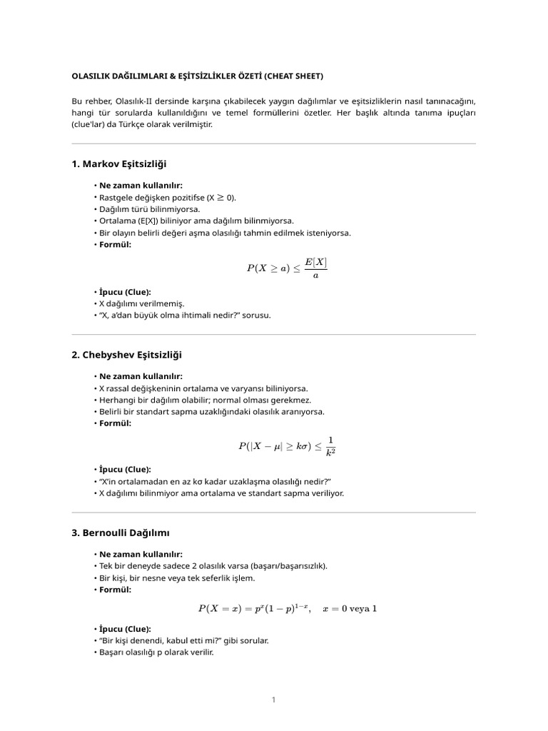 Probability Distributions Guide | PDF