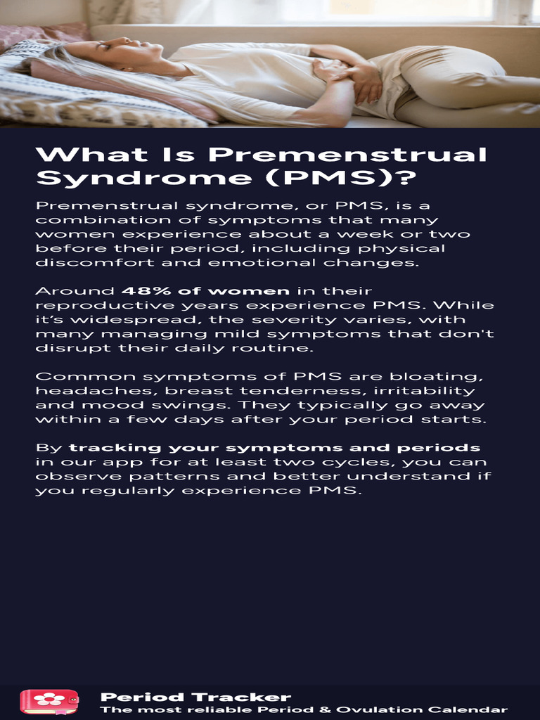 What Is Premenstrual Syndrome (PMS) | PDF