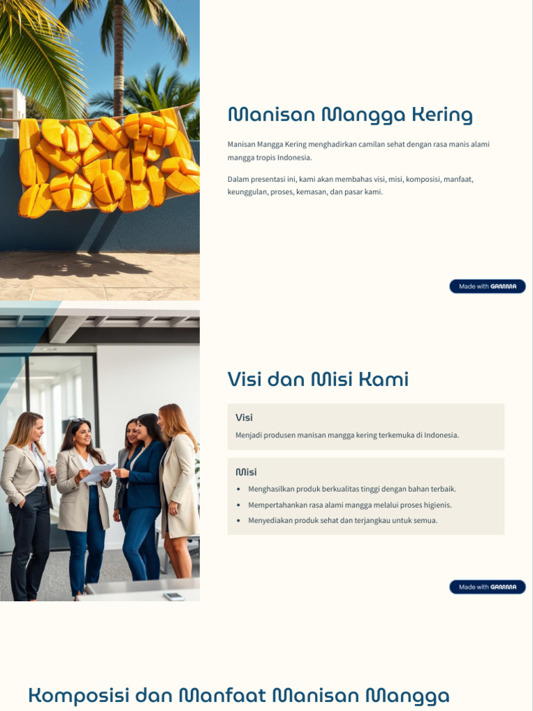 Manisan Mangga Kering | PDF