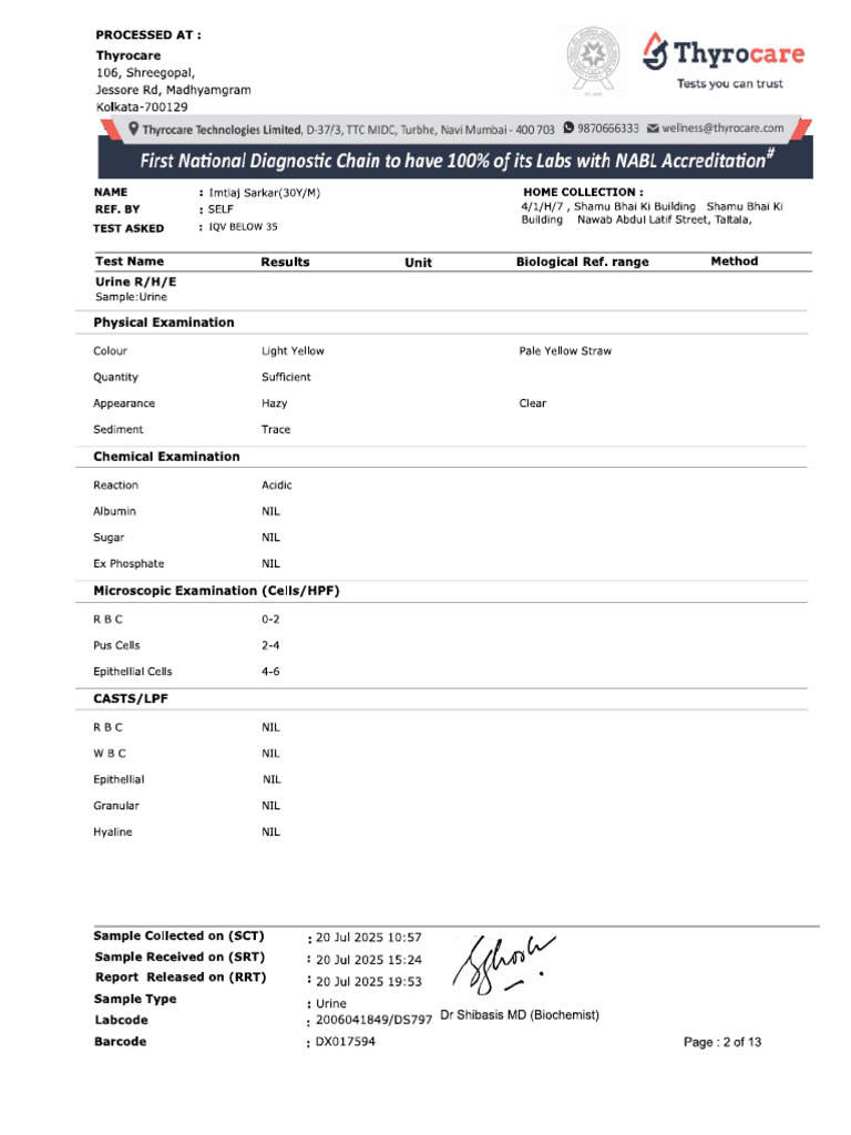 Lab Results | PDF