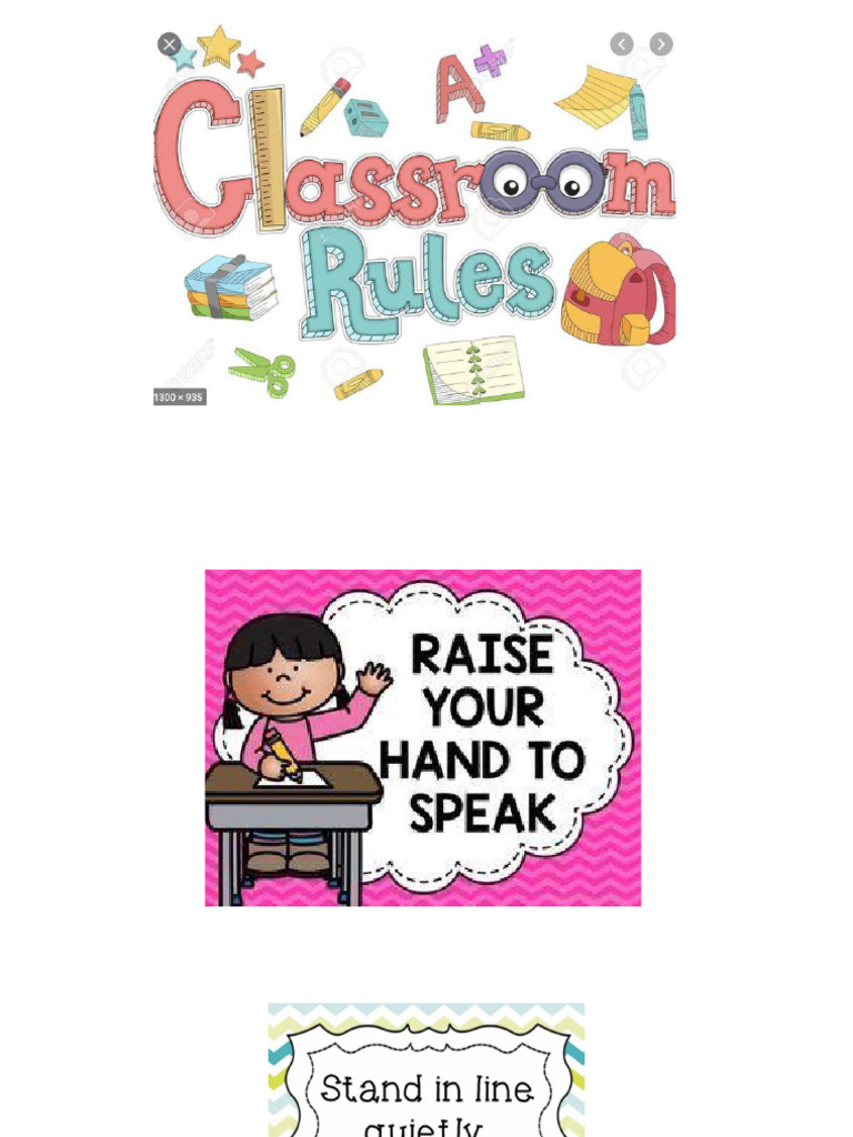 Classroom Rules | PDF